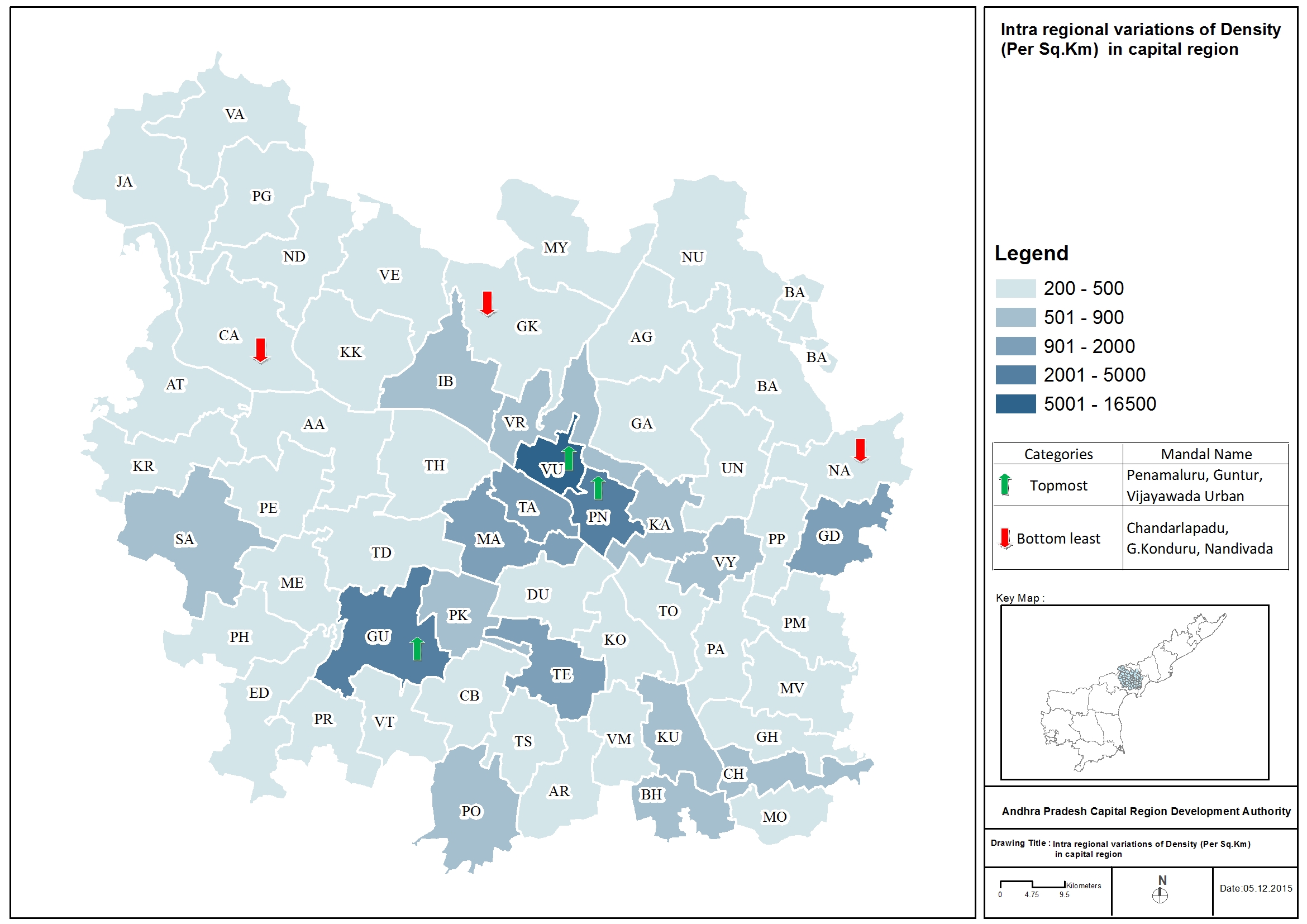 Metropolitan Region Statistics